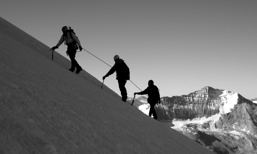 Cordée Alpinistes - Objectif Alpinisme